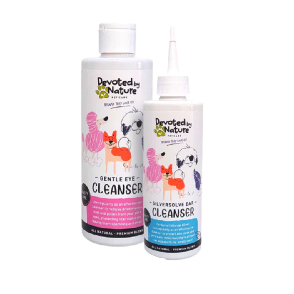 Devoted Nature Gentle Eye Cleanser + Colloidal Silver Ear Cleanser ...