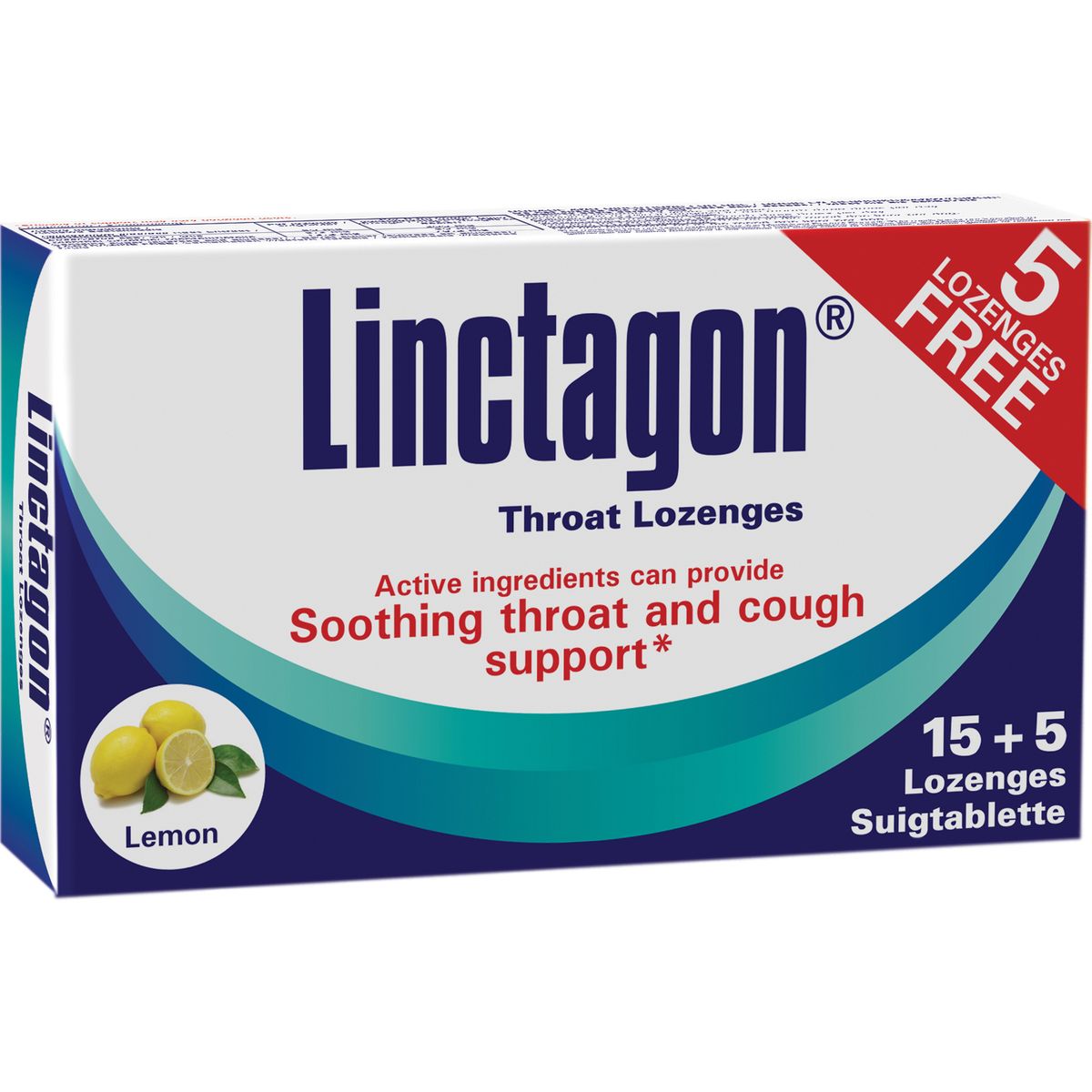 Linctagon Lozenges Lemon 15s + 5 | Shop Today. Get it Tomorrow ...