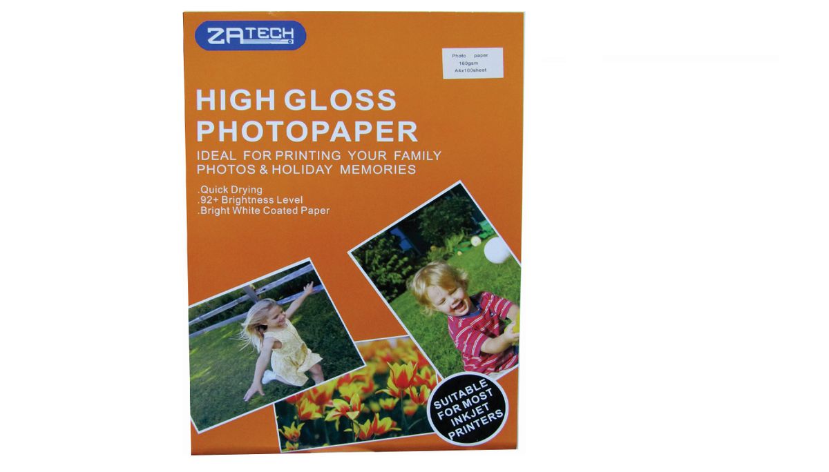 ZATECH Quick Dry High Gloss Photo Paper 160GSM (A4X100sheet) | Shop ...