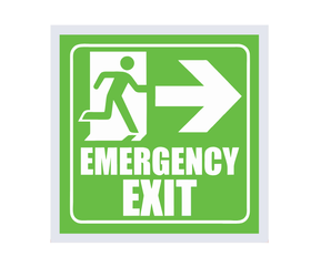 Emergency Exit Safety Sign | Shop Today. Get it Tomorrow! | takealot.com