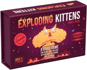 Exploding Kittens The Rules -Party Pack - 120Card And 2-10 Player ...
