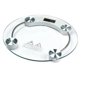 Clear Glass LED Digital Accurately Weighing Round Body Scale Machine ...