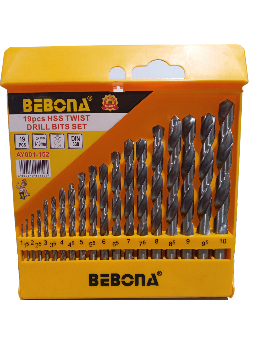 Bebona 19Piece HSS Twist Drill Bit Set | Shop Today. Get it Tomorrow ...
