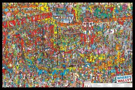 Where's Wally Poster with Black Frame | Shop Today. Get it Tomorrow ...