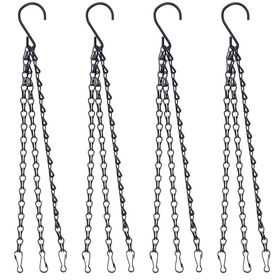Garden Triple Clip Hanging Pot Plant Chains Set of 4(50cm) | Shop Today ...