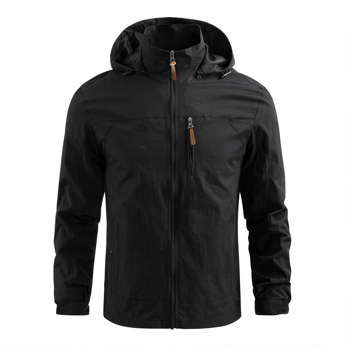 Outdoor Jacket Quick Dry Hooded Men's Lightweight Windbreaker | Shop ...