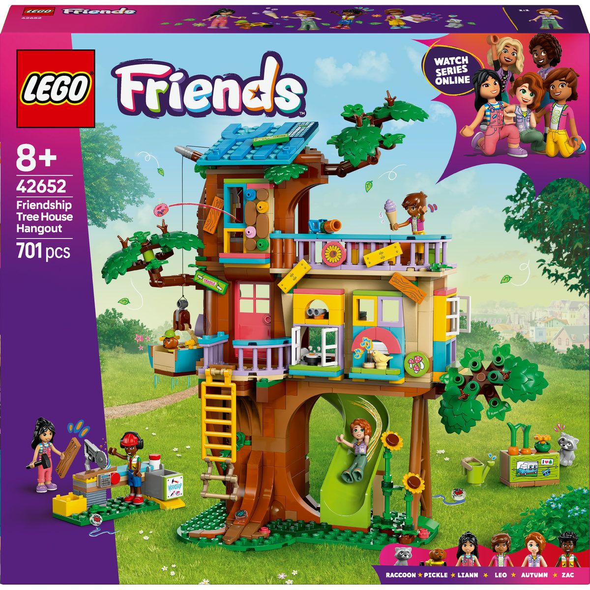 LEGO® Friends Friendship Tree House Hangout Building Kit for Pretend ...