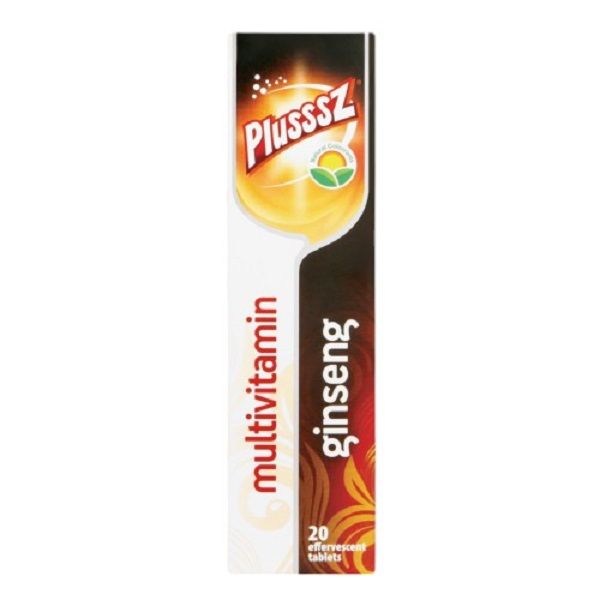 Plusssz - Multivitamin & Ginseng 20 Effervescent Tablets x 2 | Shop ...