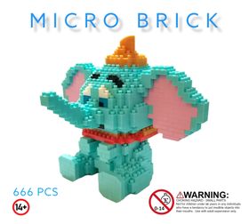 Micro Brick - Disney Dumbo Figure Building Blocks | Shop Today. Get it ...