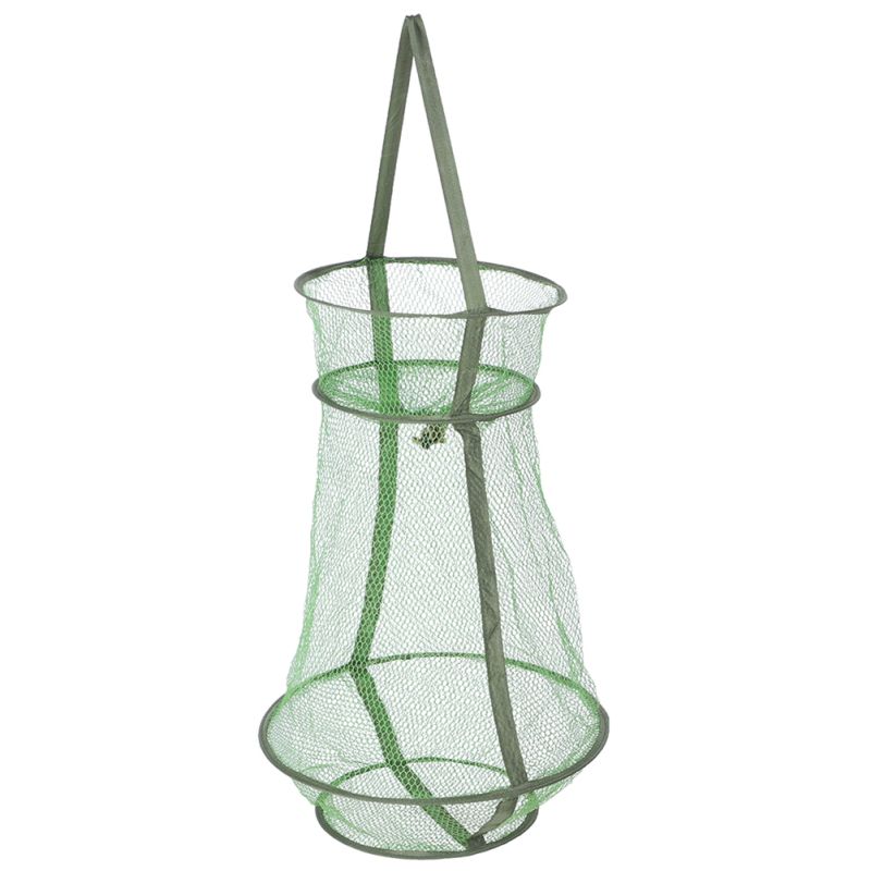 Camping Fishing Drawstring Mesh Large Capacity Fishing Net Basket (45cm ...