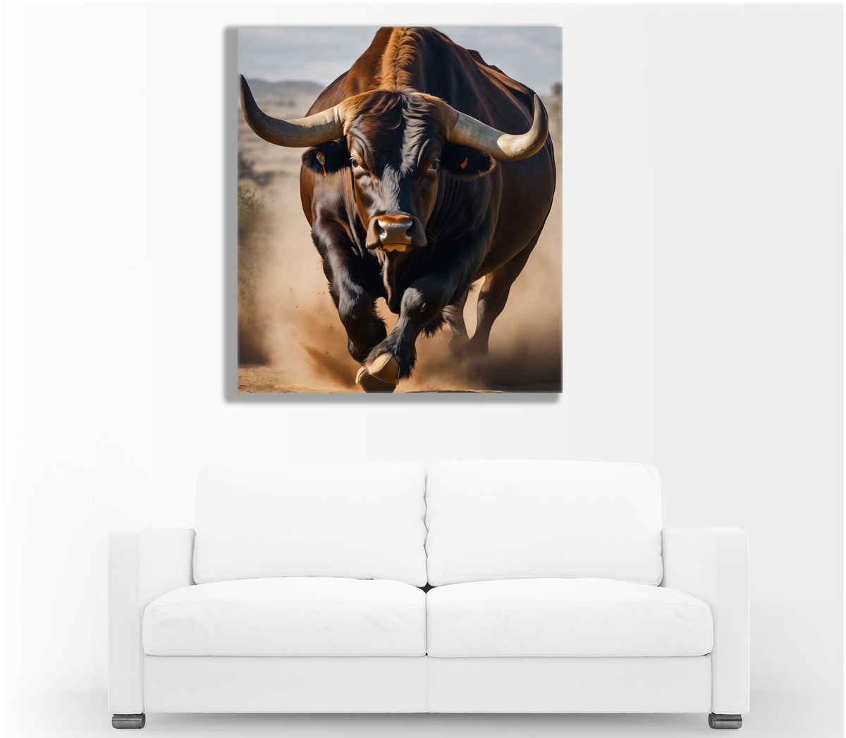 0077 Charging Bull Canvas Wall Art | Shop Today. Get it Tomorrow ...