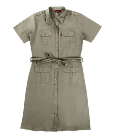 Salty - Women's Gambella Short Sleeve Bush Dress - Desert Khaki | Shop ...