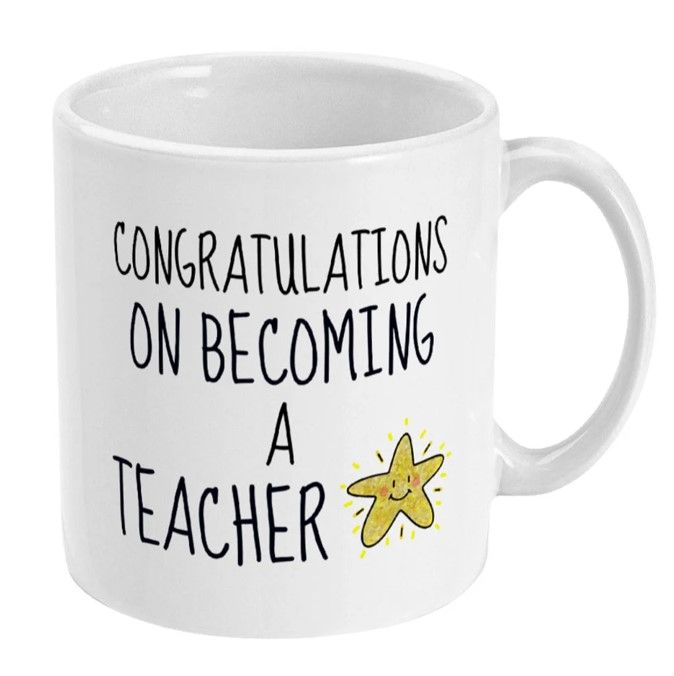Congratulations On Becoming A Teacher Graduation Gift Mug | Shop Today ...