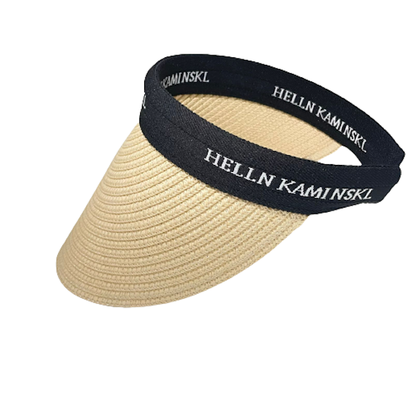 Summer Wide Brim Sun Visor Straw Hat for UV Protection - Beige | Shop ...
