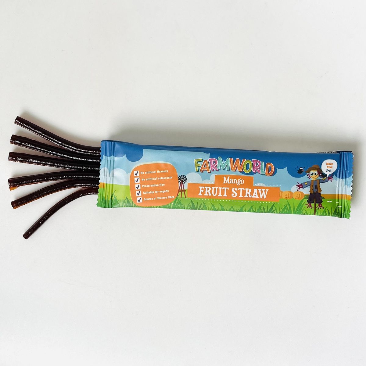 Farm World Dried Fruit Straw Snack - Mango 24 x 16g | Shop Today. Get ...