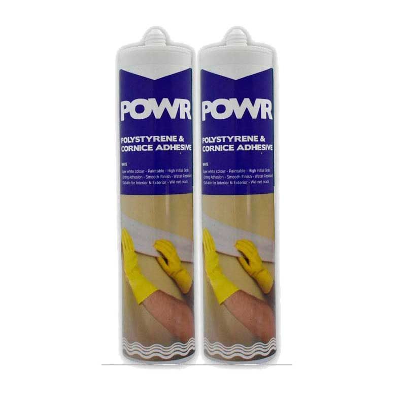 POWR Polystyrene and Cornice Adhesive Cartridge 280ml (2Pack) | Shop Today. Get it Tomorrow ...