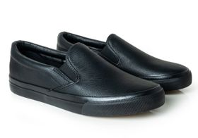 Soviet Men's Fowler PU Low Cut Slip On - Black Mono | Shop Today. Get ...