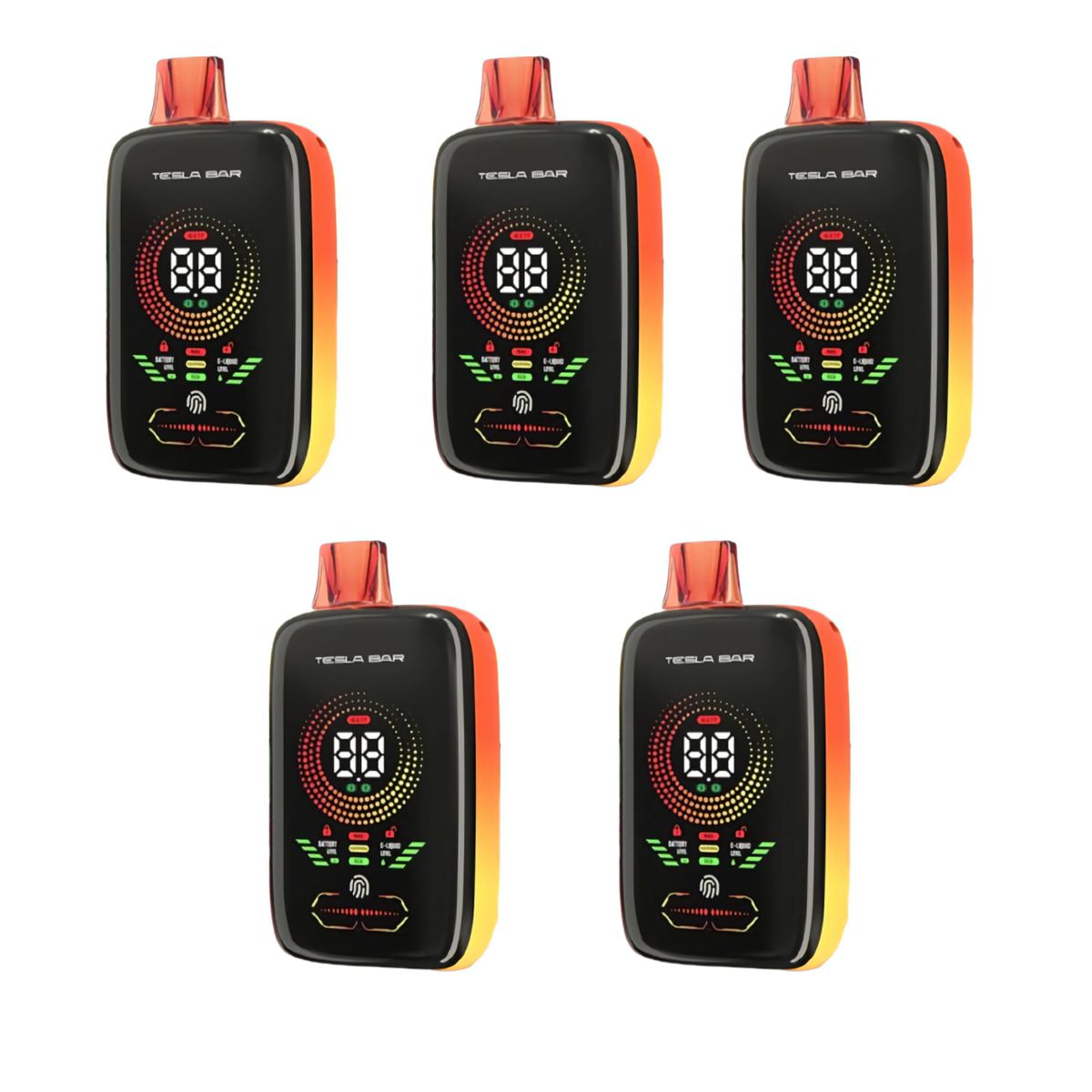 Tesla Bar 25000 Puffs Vape Device Tropical Rambo 5-Pack | Shop Today ...