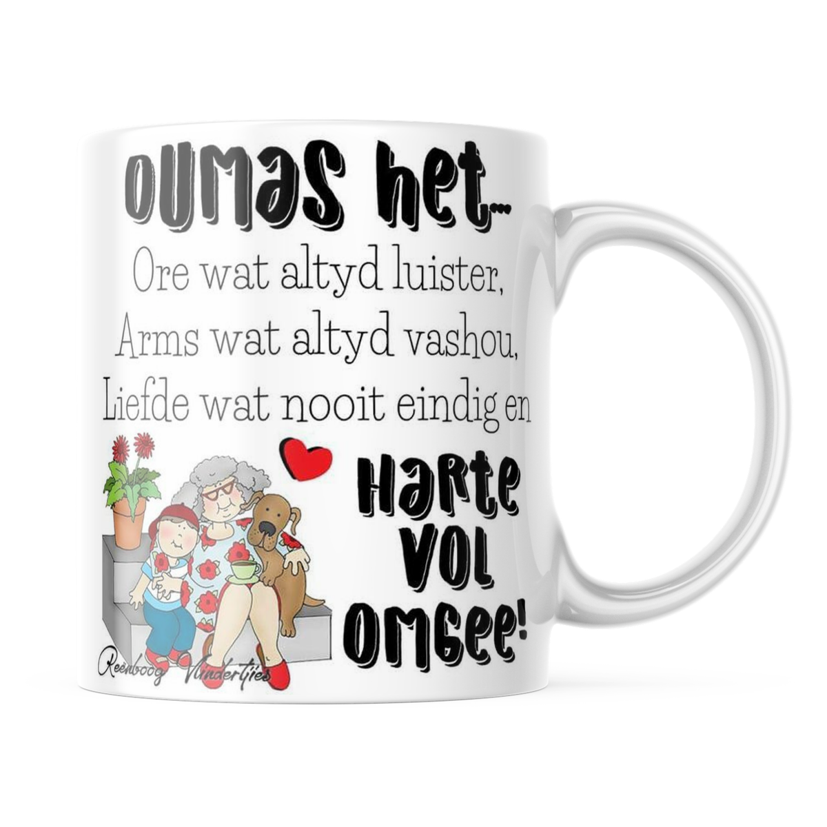 Ceramic Ouma Liefde Omgee Mug - White - 11oz | Shop Today. Get it ...