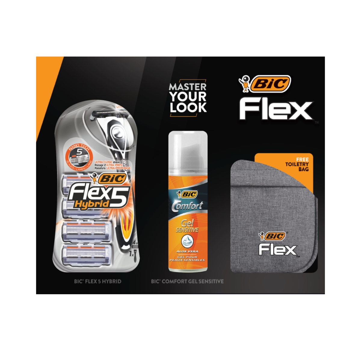 BIC Flex 5 Hybrid Gift Pack: Razor, Foam, & Bag Trio | Shop Today. Get ...