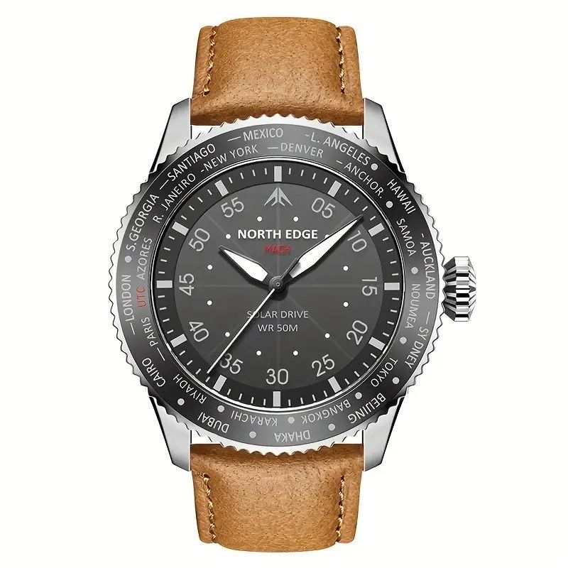 NORTH EDGE MACH Solar-Powered Aviation Pilot's Watch | Shop Today. Get ...