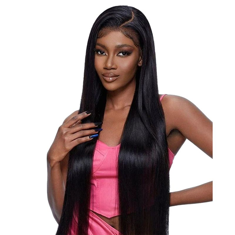 VSP Glueless Brazilian Straight Hair Wig-13x4 Lace Full Frontal Wig 8 ...