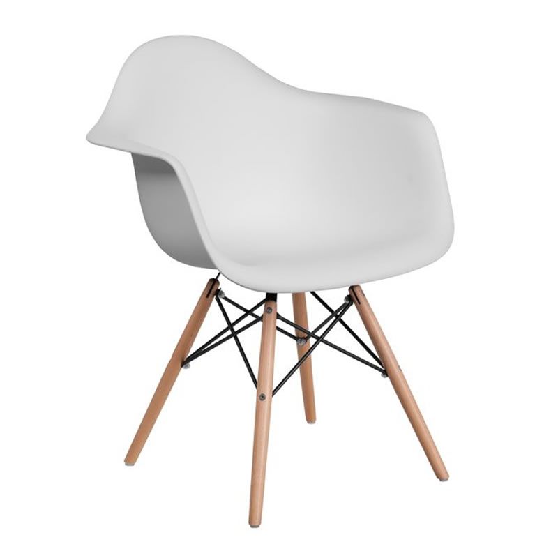 Modern Molded Shell Lounge Plastic Arm Chair | Shop Today. Get it ...