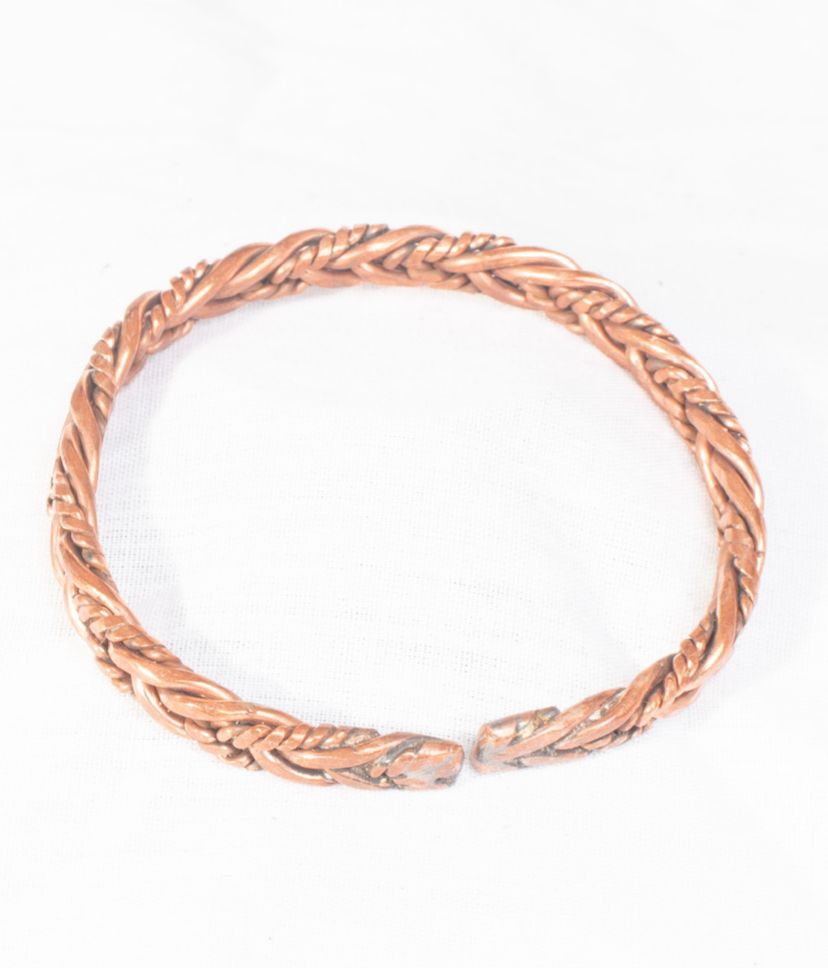 Adjustable Twisted Copper Bangle | Shop Today. Get it Tomorrow ...