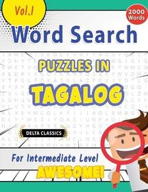 Word Search Puzzles in Tagalog for Intermediate Level - Awesome! Vol.1 ...