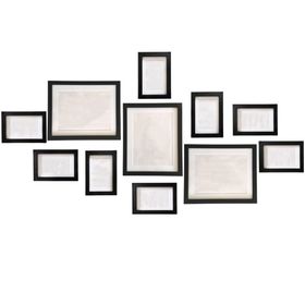11 Piece Photo Frames Set With Plexiglass & Inner Border - 3x10"+8x6 ...