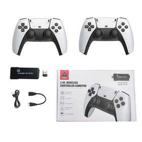 Game Stick 4K HD TV Video Game PS1 Emulators 2.4G Wireless Game Console ...