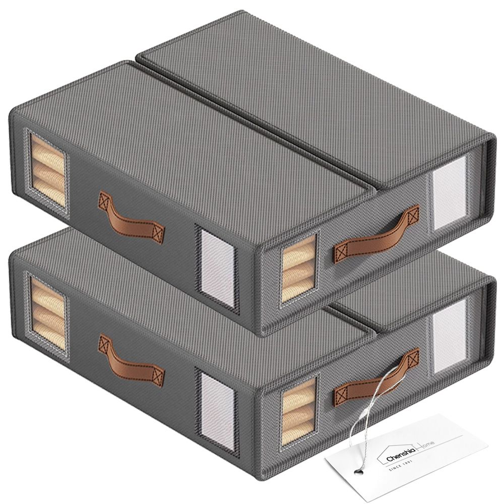 Chenshia 2Pack Foldable Linen Closet Organizer Bed Sheet Compact Storage | Shop Today. Get it ...