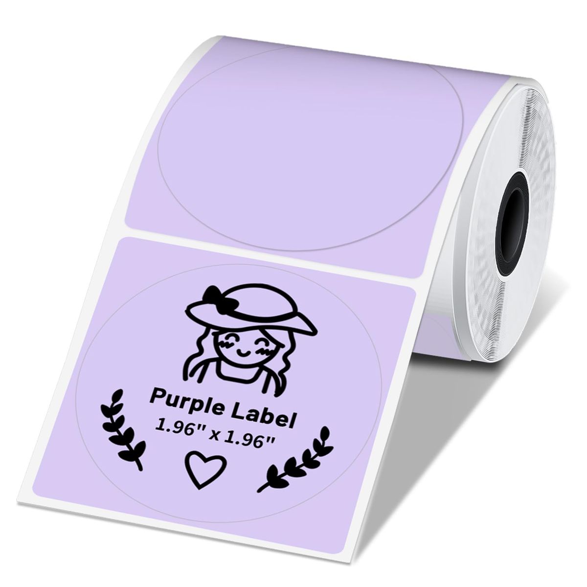 50x50mmx 140 Labels, Phomemo Multi-Purpose Self-Adhesive Round Circle ...