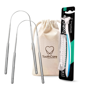 ToothCare - Floss Pro & U Shaped Tongue Scraper (2 Pack) | Shop Today ...