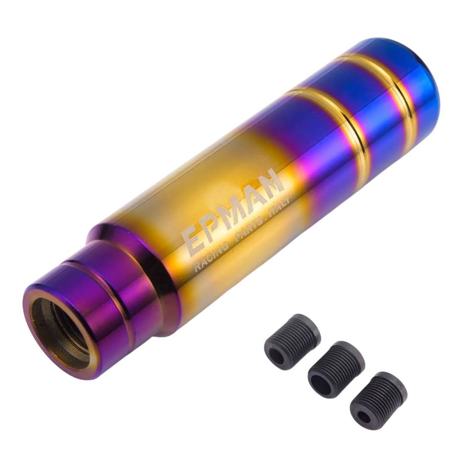 Epman Racing Universal Anodized Burnt Blue & Gold Gear Shift Knob ...