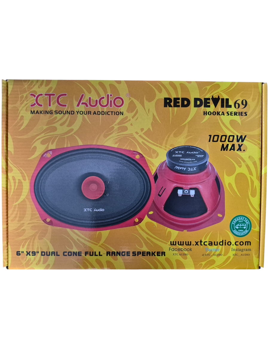 XTC 6X9 1000W Hooka Series Dual Cone Full Range Speaker | Shop Today ...