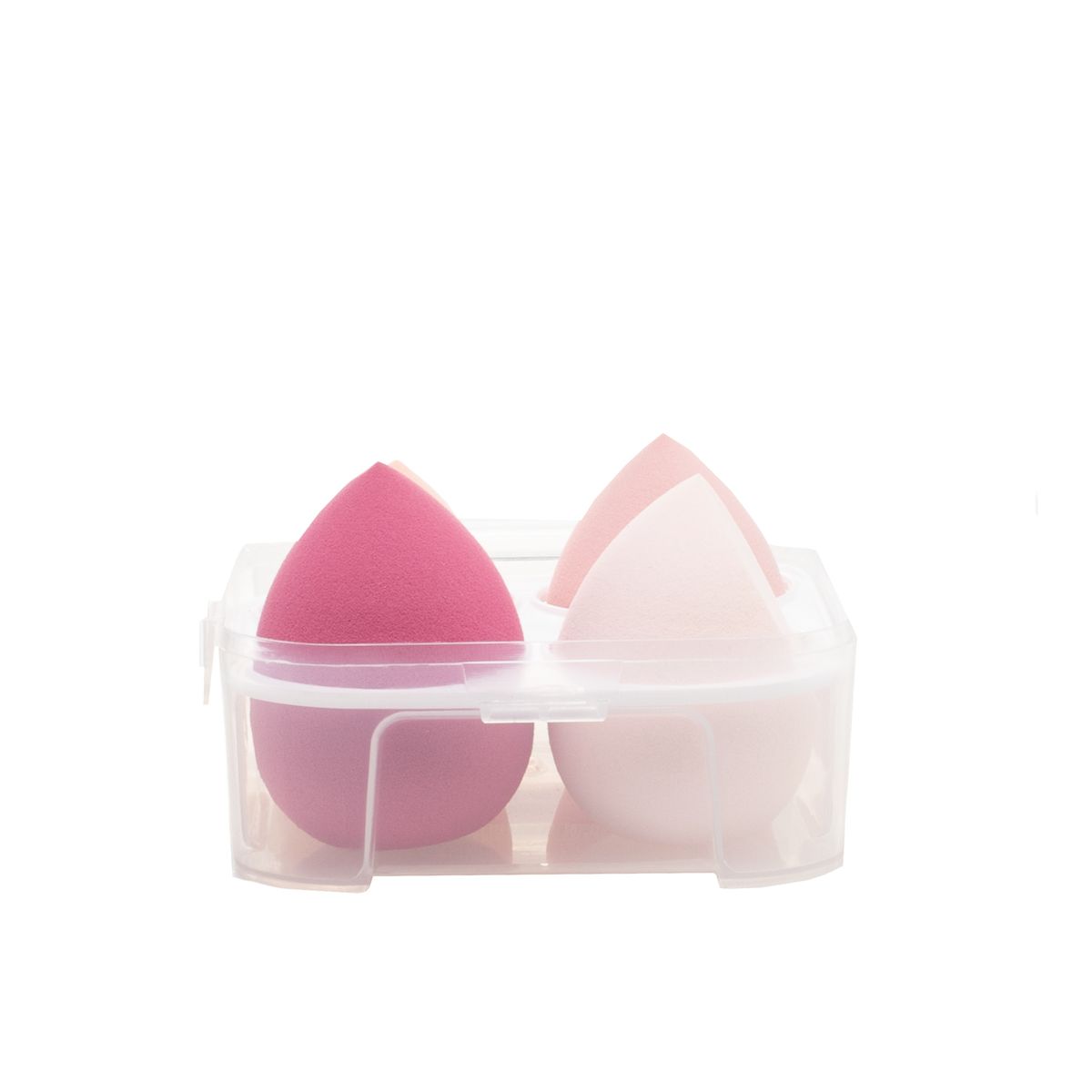 Glam Beauty - Set of 4 Makeup Sponges In Clear Egg Box - Shades Of Pink ...