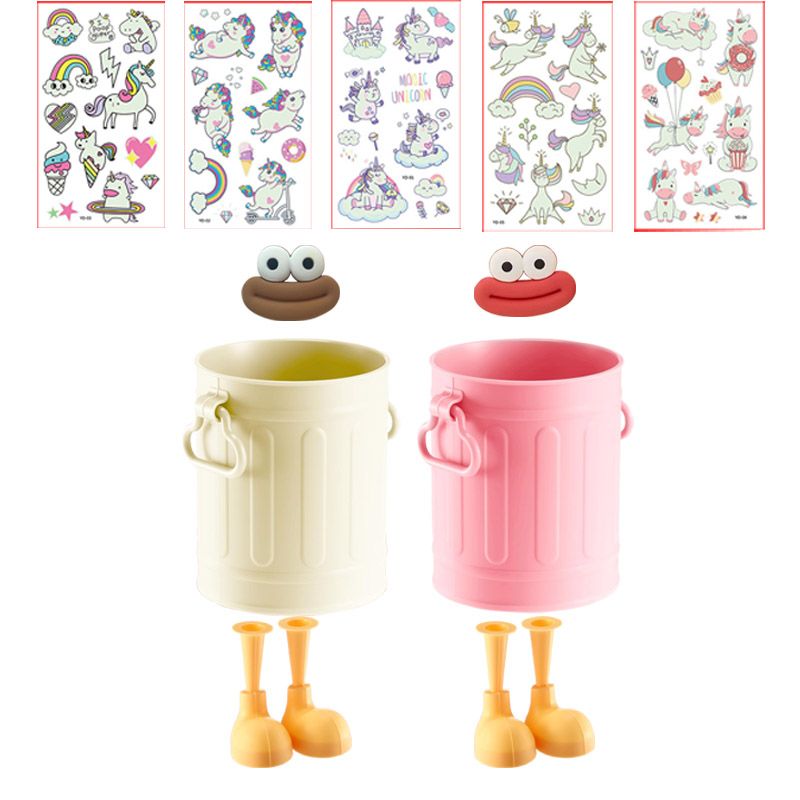 2 pcs Cartoon Cute Pen Holders and Luminous Stickers | Shop Today. Get ...