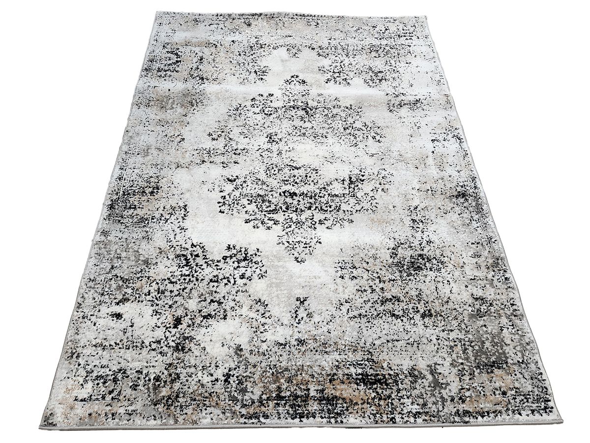 Quality Persian Rugs - Fine black and grey vintage design carpet ...