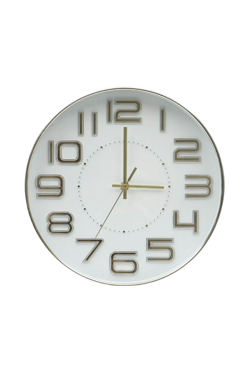 Chrome Clock - 30cm | Shop Today. Get it Tomorrow! | takealot.com
