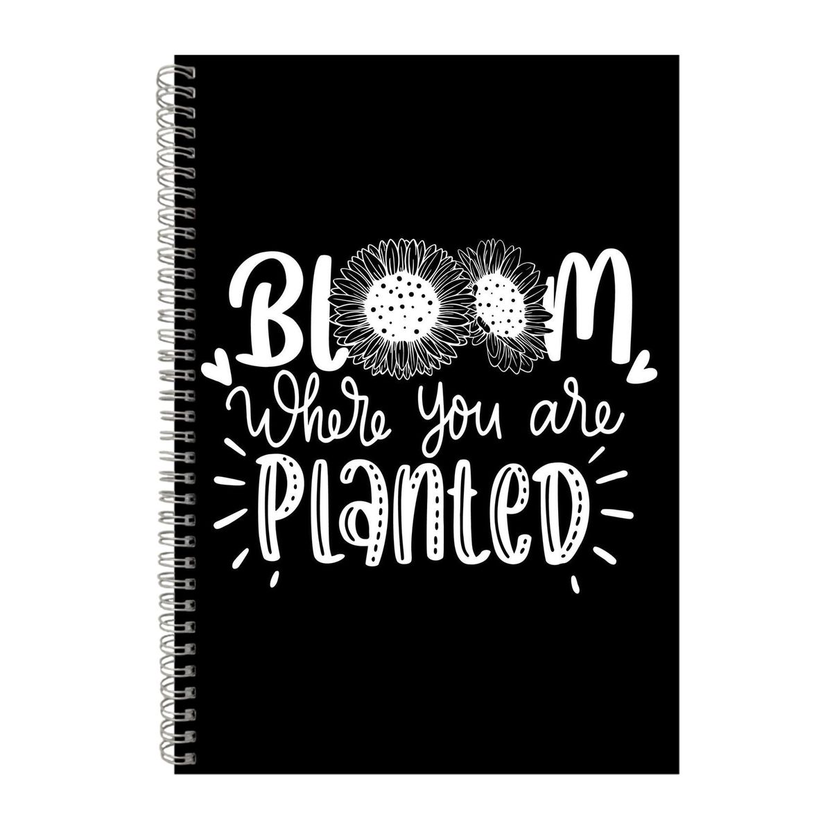 Bloom A4 Notebook Spiral Lined Notepad Sunflower Idea 390 | Shop Today ...