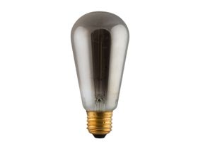 40W Smokey Pear Shape Warm White Dimmable Filament E27 Bulb x 2 | Shop ...
