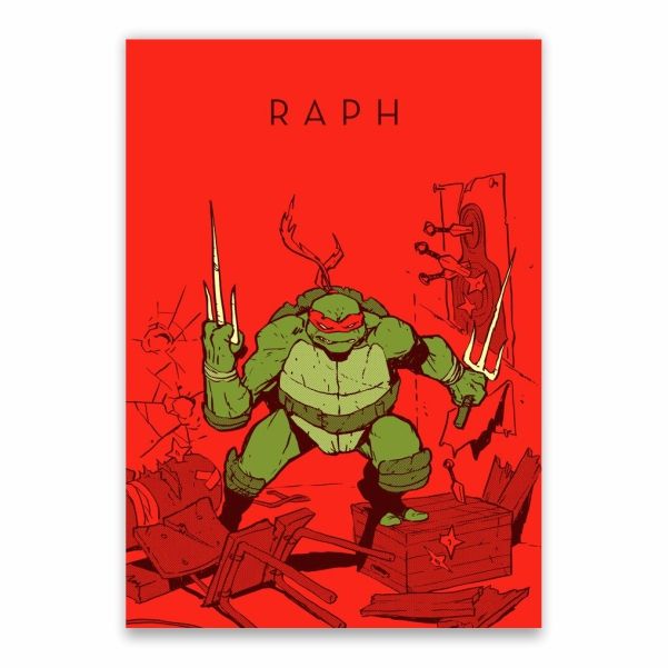 Raph Ninja Turtle Poster - A1 | Shop Today. Get it Tomorrow! | takealot.com