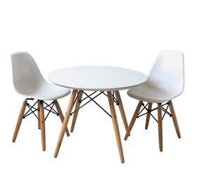 Round Table Set With 2 Chairs - White | Shop Today. Get it Tomorrow ...