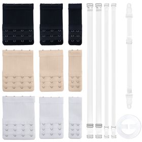 Elastic Bra Extenders and Transparent Straps and Non-Slip Buckles ...