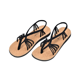 MArmoris Women Black Thong Sandal | Shop Today. Get it Tomorrow ...