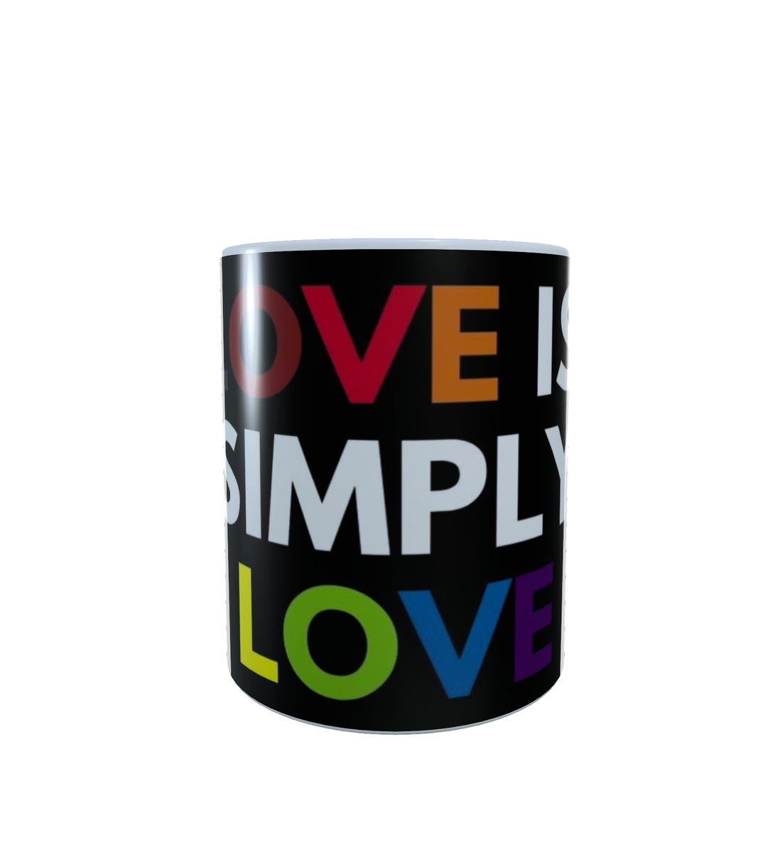 LGBTQ - Love Is Simply Love - Aesthetic - Coffee Mug | Shop Today. Get ...