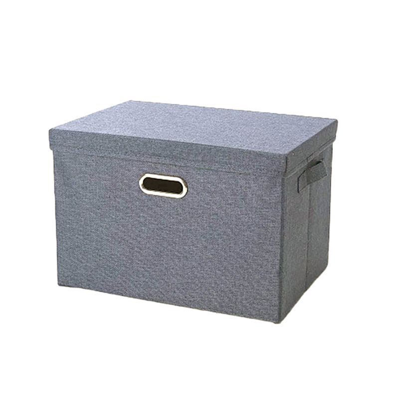 DHAO-Foldable Linen Fabric Clothing Storage Box Collapsible Organizer ...