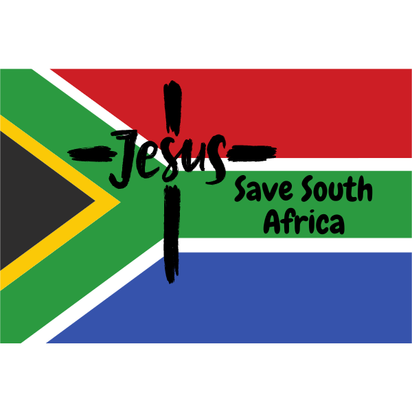 Jesus Save South Africa Vinyl Sticker 10cm x 8cm | Shop Today. Get it ...