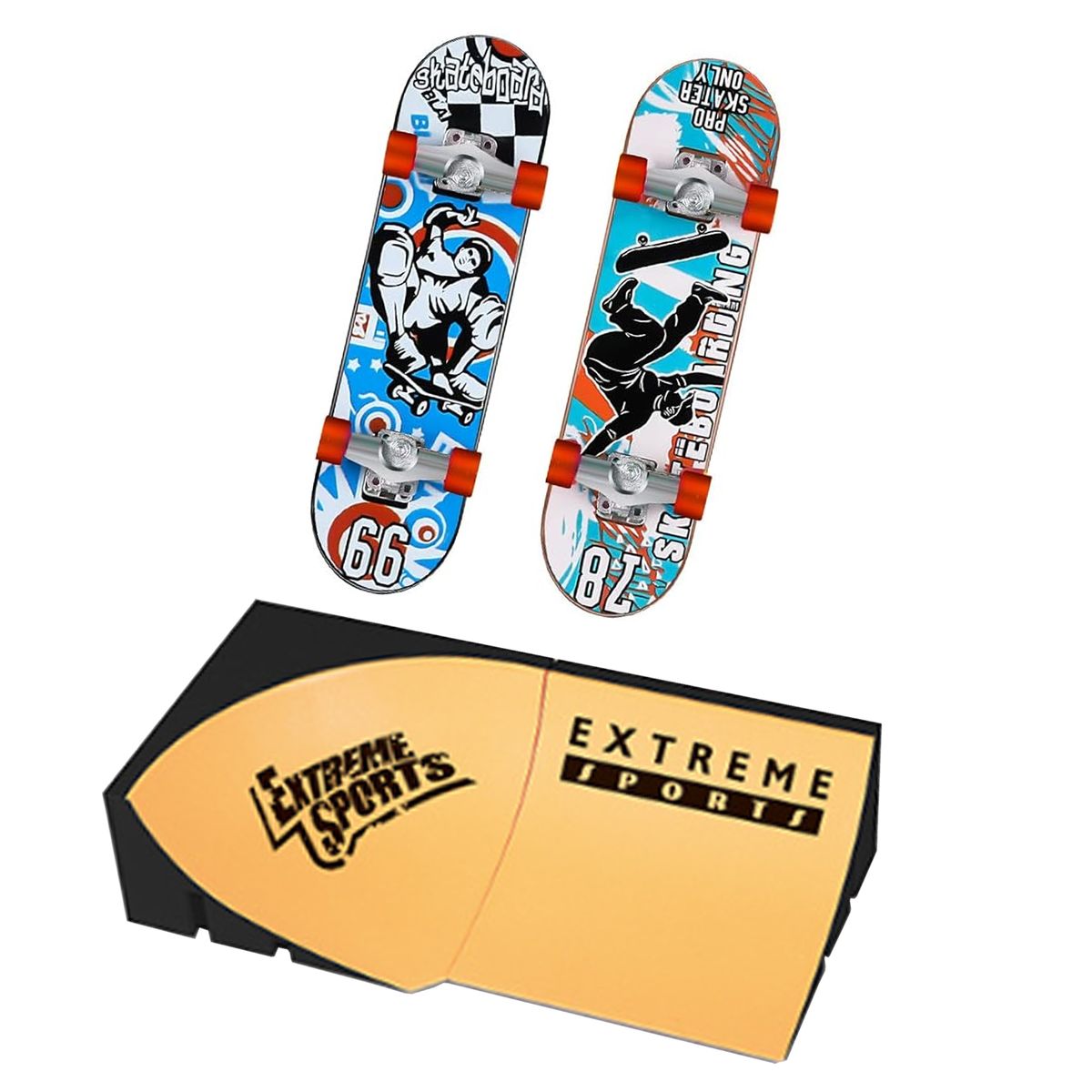 Finger Skateboard Ramp Set Mini Finger Toys Kit Handboards Scooter ...